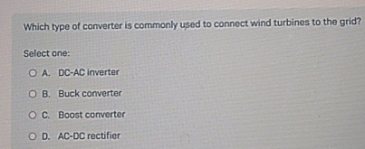 Solved Which type of converter is commonly used to connect | Chegg.com