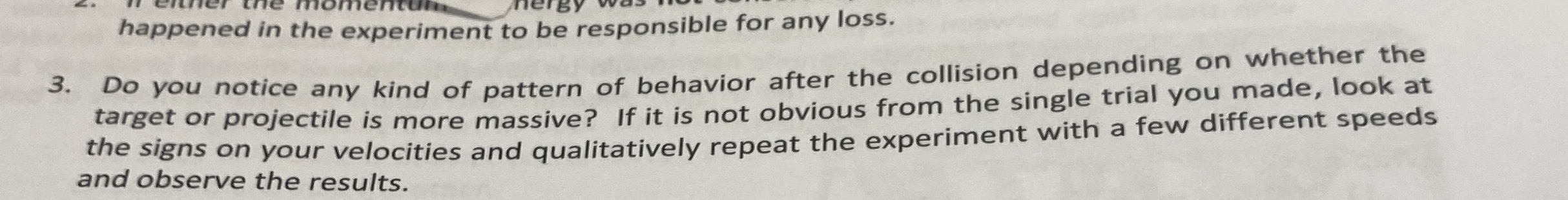 Solved Do you notice any kind of pattern of behavior after | Chegg.com