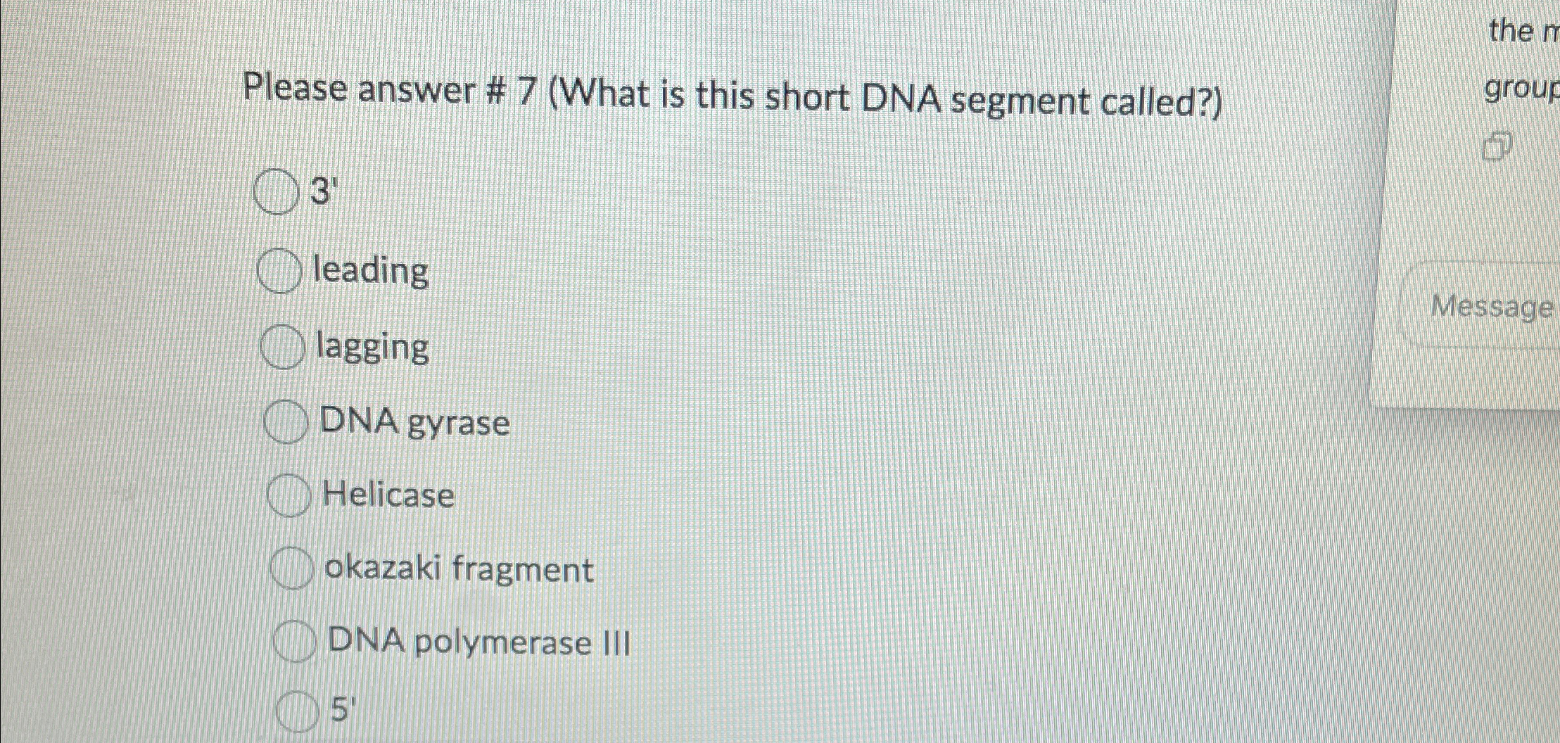 Solved Please answer # 7 (What is this short DNA segment | Chegg.com