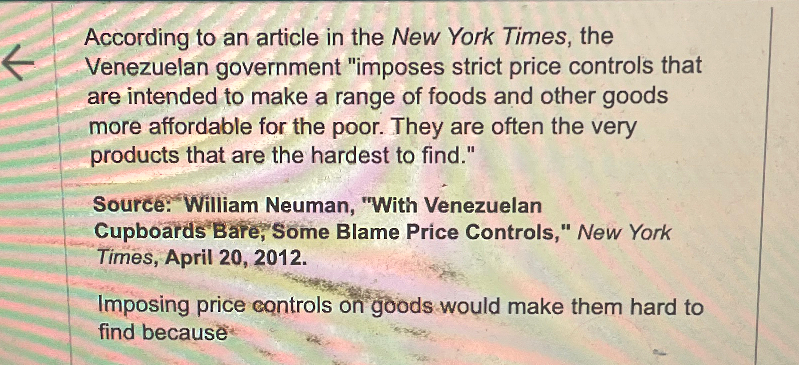 Solved According to an article in the New York Times, the | Chegg.com