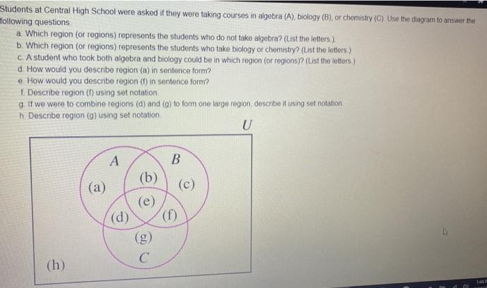 Solved a. Which region (or regions) represents the students | Chegg.com