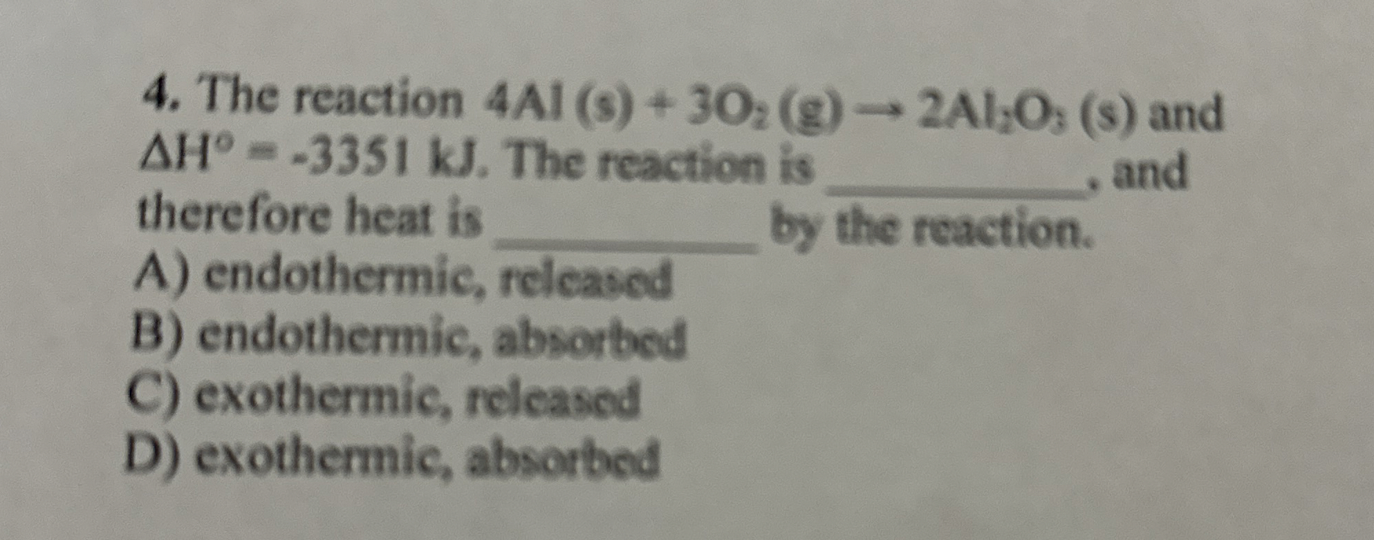 High Quality SOLUTION The reaction 4Al(s)+3O2(g)→2Al2O3(s) ﻿and | Chegg.com