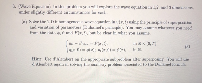 Solved this is PDE class. please complete this solution by | Chegg.com