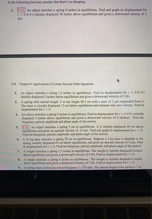 Solved In The Following Exercises Assume That Theres No