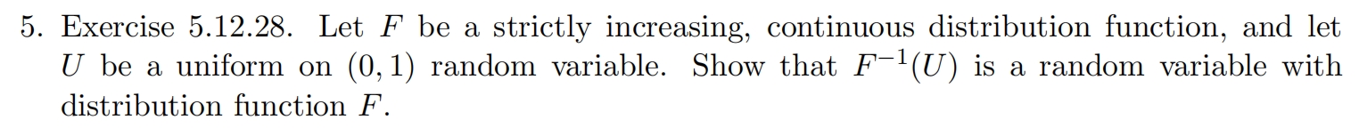 Solved Let F ﻿be a strictly increasing, continuous | Chegg.com