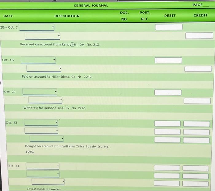 Solved Decor Services completed the following transactions. | Chegg.com