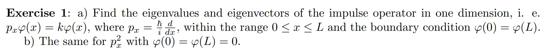 Exercise 1: a) ﻿Find the eigenvalues and eigenvectors | Chegg.com