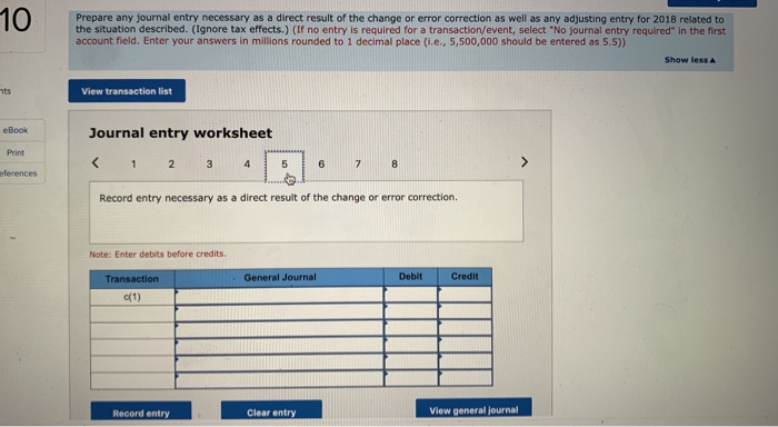 Solved 10 Problem 20-14 Errors; change in estimate change in | Chegg.com