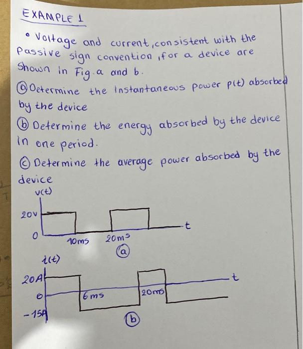 Solved - Voltage and current, consistent with the Passive | Chegg.com