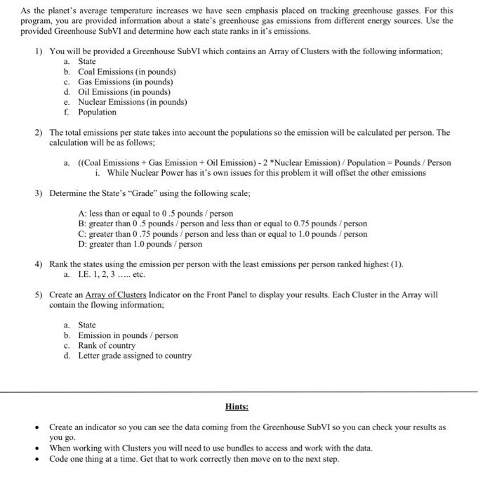 Solved I need help finishing the LabView code. What I have | Chegg.com