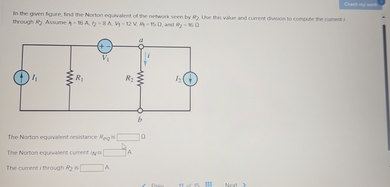 In the given figure, find the Norton equivalent of | Chegg.com