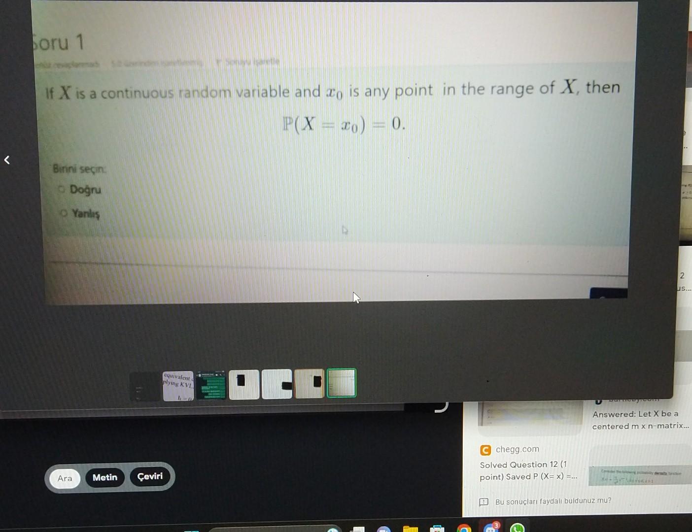 Solved X is a continuous random variable and x0 is any point | Chegg.com