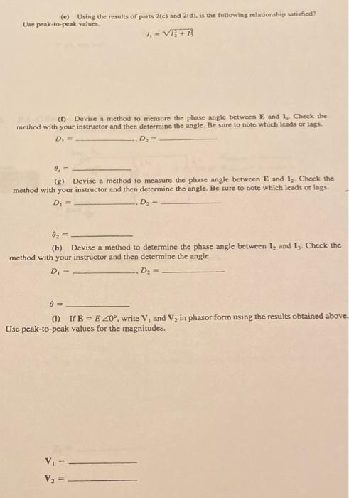 Solved Part 2 R-C Series-Parallel Network (a) Construct the | Chegg.com
