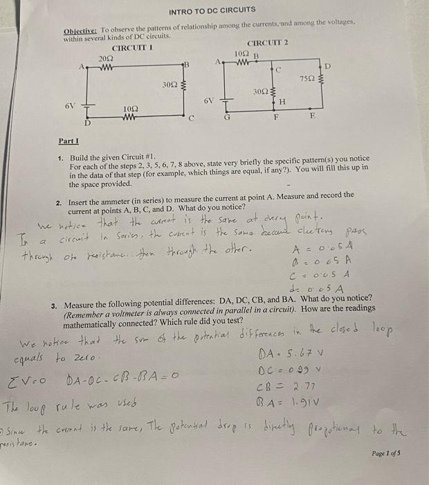 Solved Obiective: To observe the patterns of relationship | Chegg.com