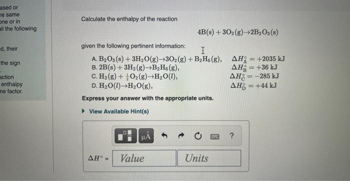 Solved Calculate the enthalpy of the reaction 2NO(g)+O2( | Chegg.com