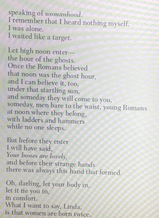 What is the theme in the poem "Little girl, My string | Chegg.com