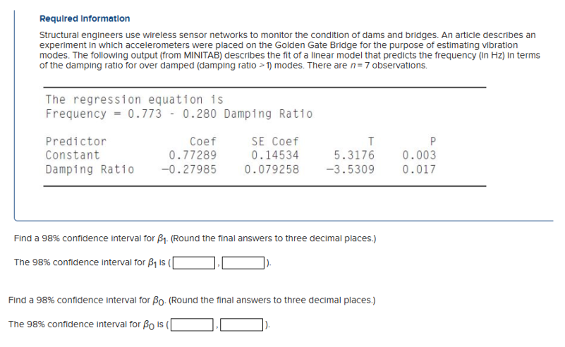 Solved Required InformationStructural engineers use wireless | Chegg.com