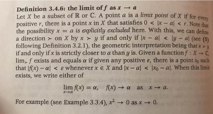 Solved can someone show the proof this using the definition | Chegg.com