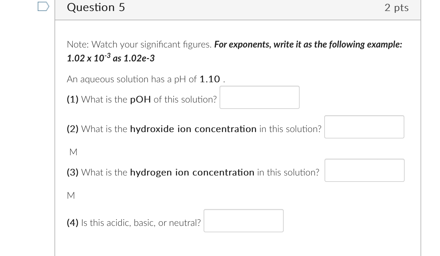 Solved Question 52 ﻿ptsNote: Watch your significant figures. | Chegg.com