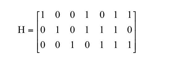 The parity check matrix and decoding table of the (7, | Chegg.com