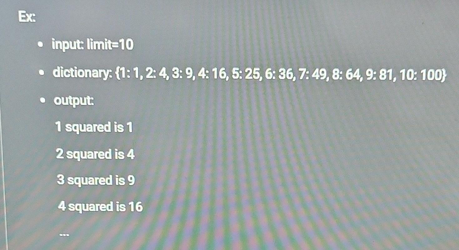 Solved Write a function square_nums that takes a number as | Chegg.com