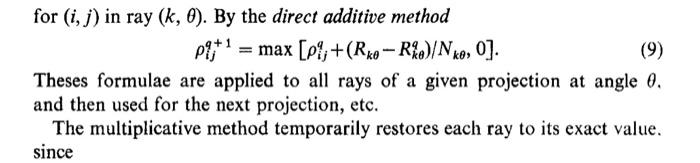 Solved EXERCISE 7.3 (Algebraic Reconstruction Technique) A | Chegg.com