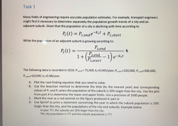 Task 1 Many fields of engineering require accurate | Chegg.com