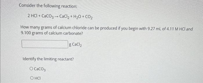 Solved Consider the following reaction: | Chegg.com