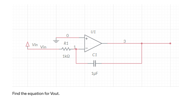 Solved Find the equation for Vout. | Chegg.com