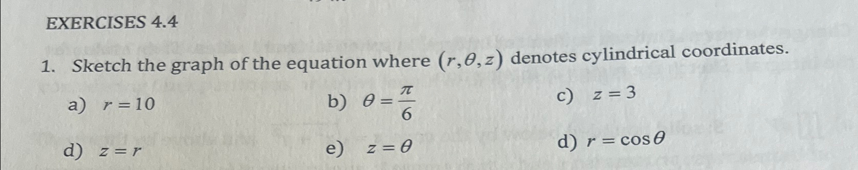 Solved EXERCISES 4.4Sketch the graph of the equation where | Chegg.com