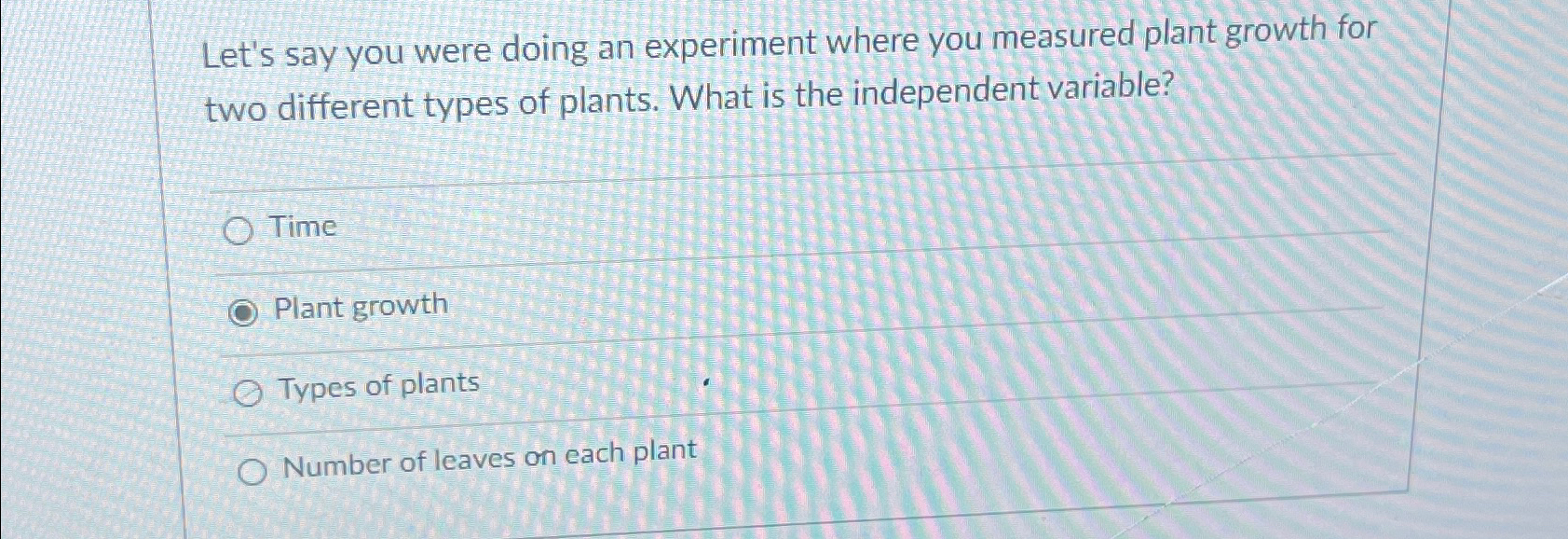 Solved Let's say you were doing an experiment where you | Chegg.com