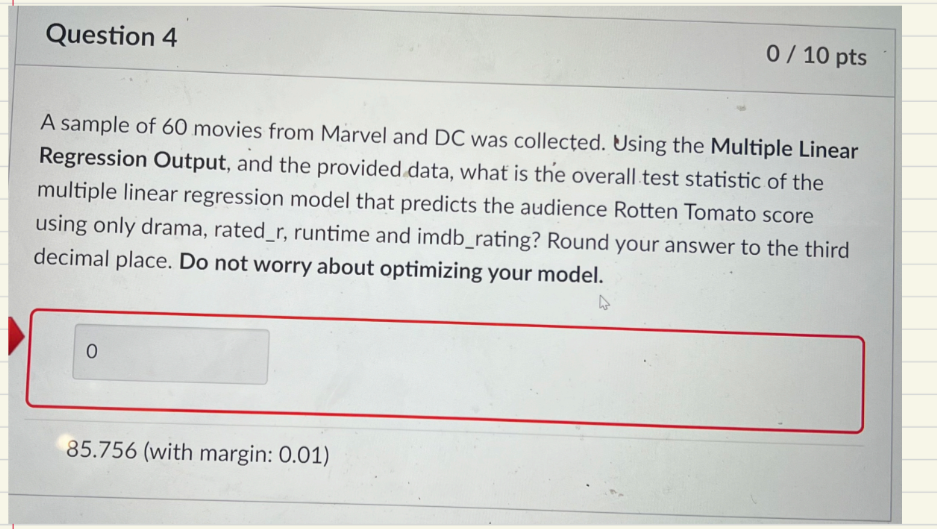 Solved Question 4A sample of 60 ﻿movies from Marvel and DC | Chegg.com