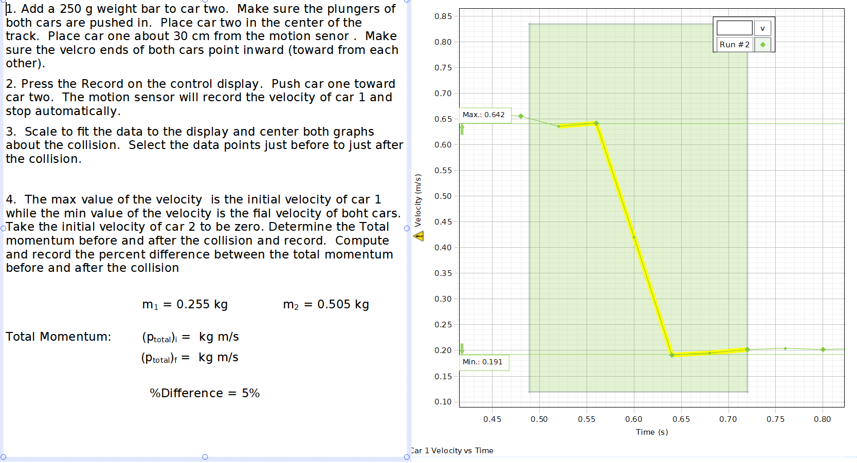 Solved Scale to fit the data to the display with the | Chegg.com