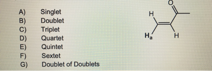 Solved mo Singlet Doublet Triplet Quartet Quintet Sextet | Chegg.com