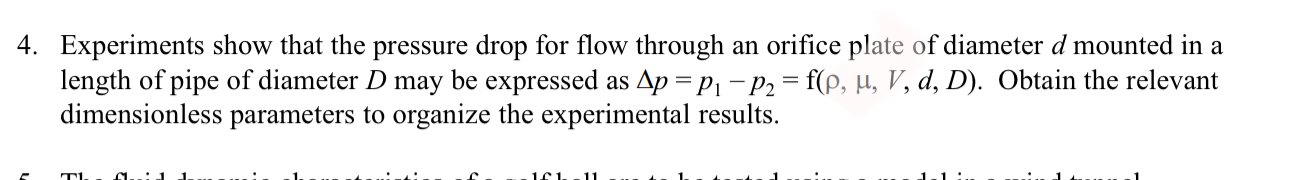 Solved Experiments show that the pressure drop for flow | Chegg.com