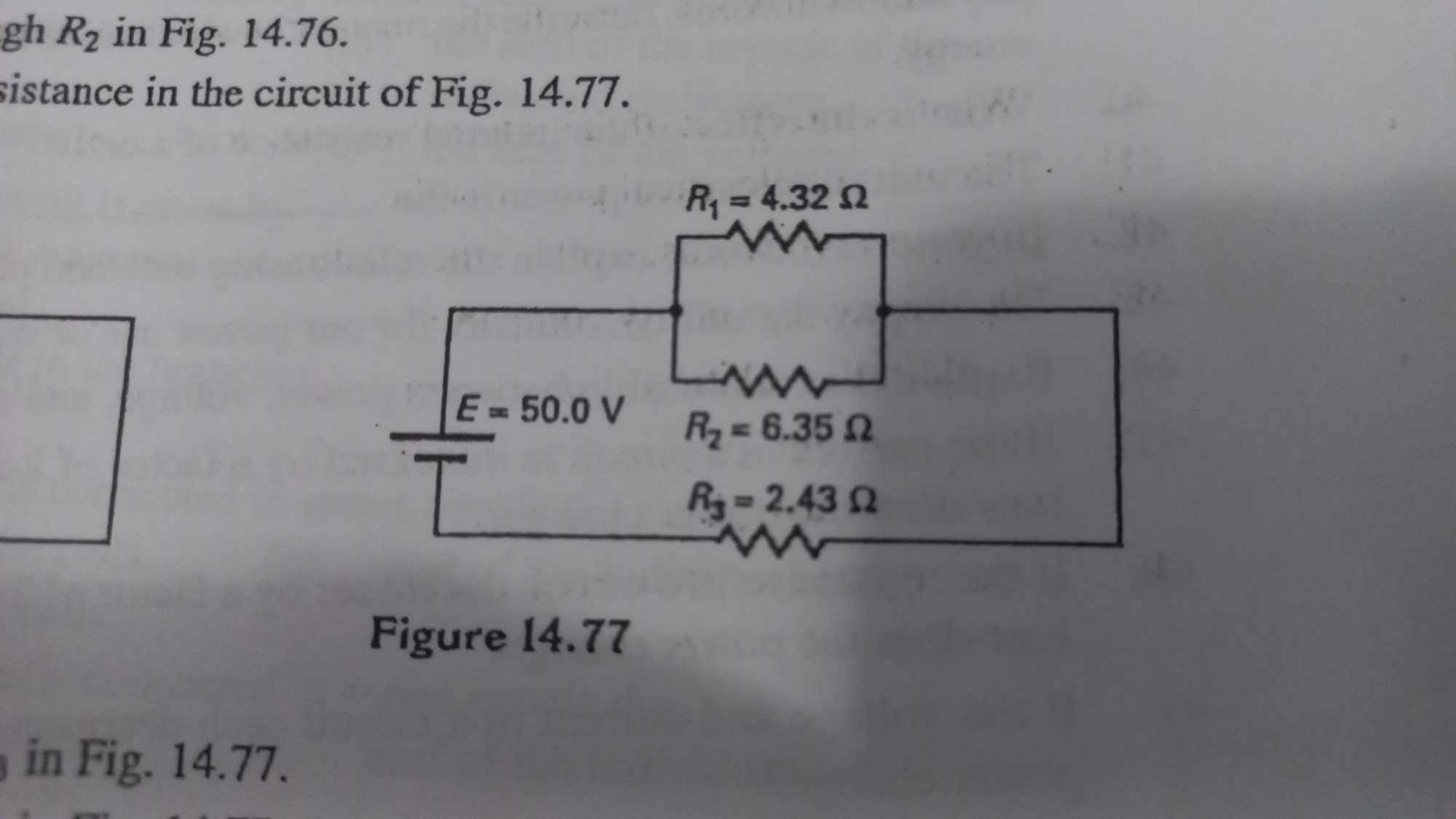 Solved find the equivalent resistance in the circuit of fig | Chegg.com