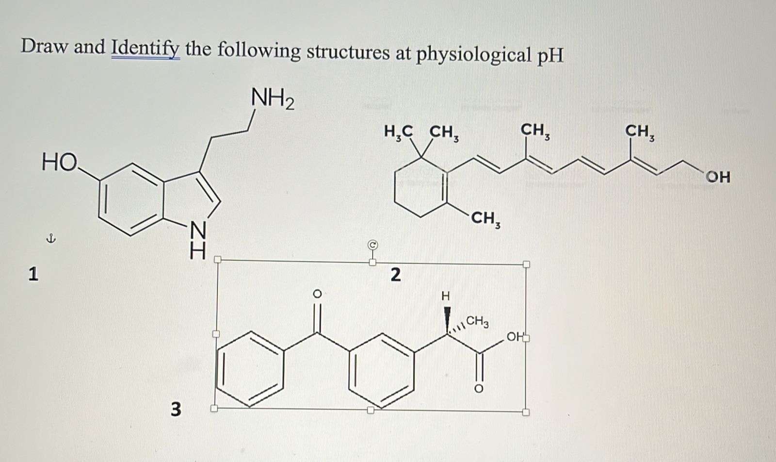 Solved TDraw and Identify the following structures at | Chegg.com