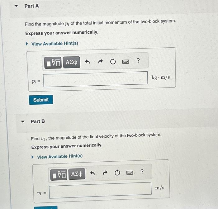 Solved Block 1 , of mass m1=9.30 kg, moves along a | Chegg.com