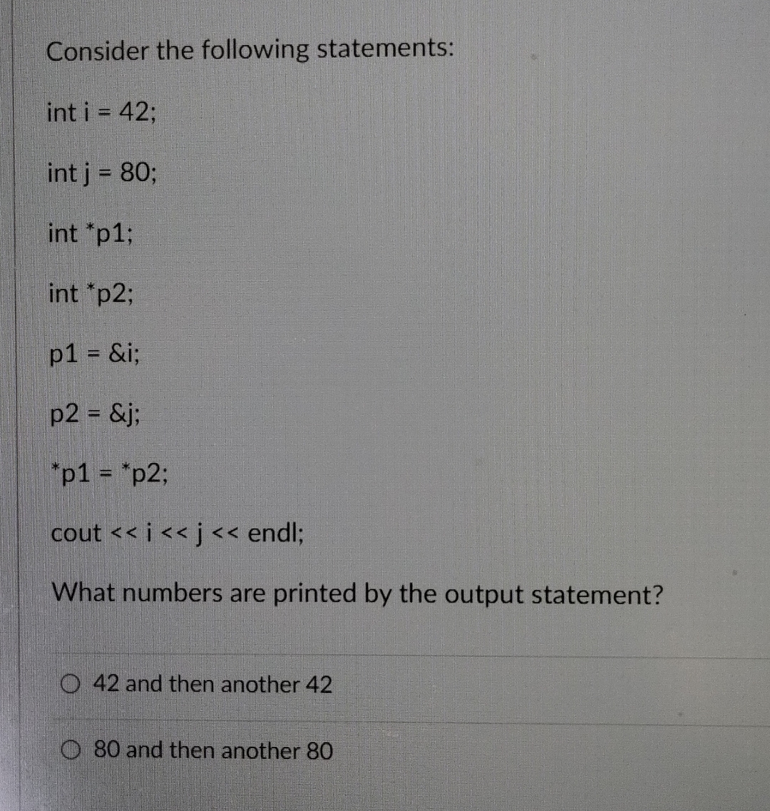 Solved Consider the following statements:What numbers are | Chegg.com