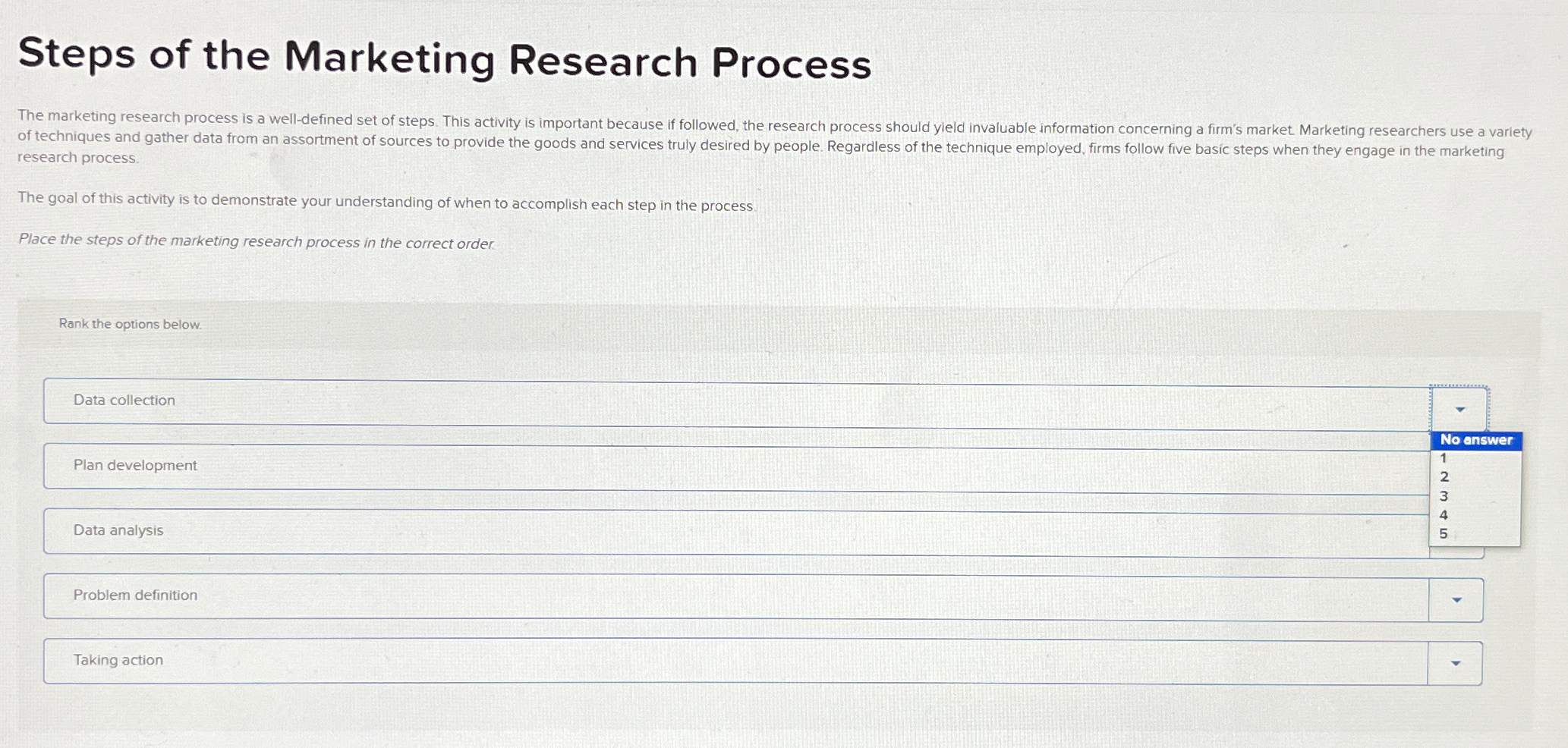 Solved Steps of the Marketing Research Process research | Chegg.com