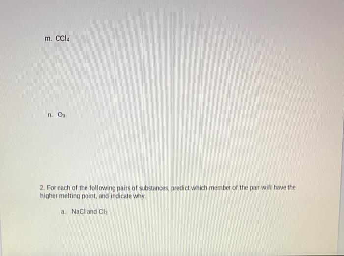 Solved 1. Draw the Lewis structure for each compound below. | Chegg.com