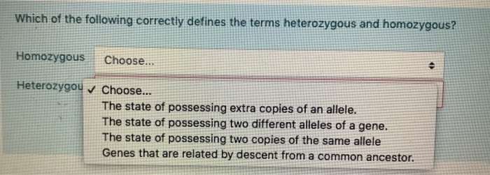 Solved Which of the following correctly defines the terms | Chegg.com