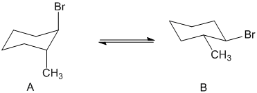 Following are the alternative chair conformations for | Chegg.com