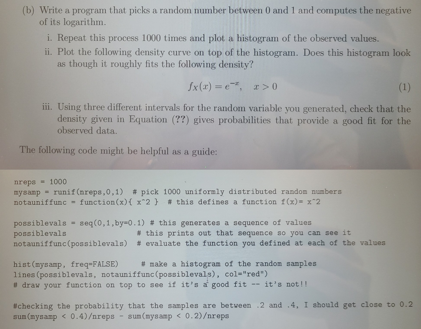 Solved H15Q5b: Please only answer this question if you are | Chegg.com