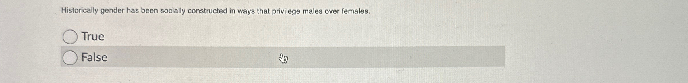 Solved Historically gender has been socially constructed in | Chegg.com