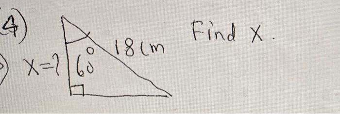 Solved Find x. | Chegg.com