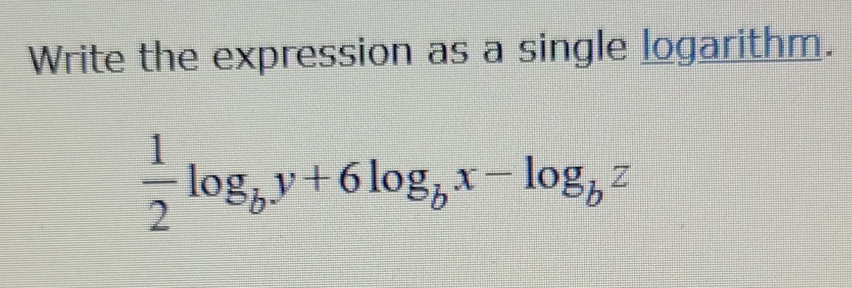 Solved Write the expression as a single | Chegg.com