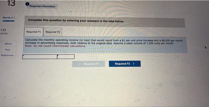 Required information Problem 12-25 (Algo) CVP | Chegg.com
