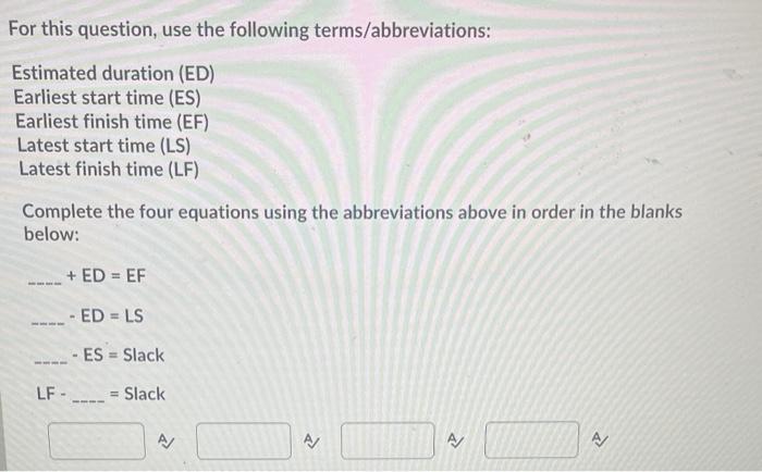 Solved For this question, use the following | Chegg.com