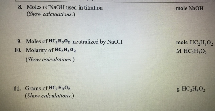 Solved Q1. How many mL of a 0.10 M NaOH solution are needed | Chegg.com